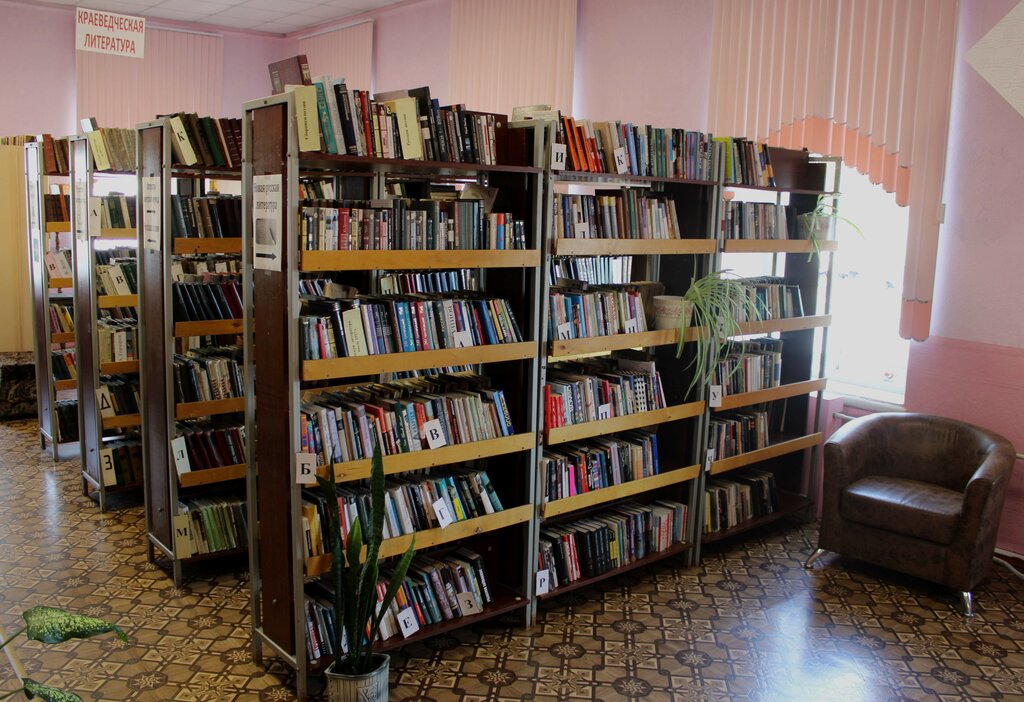 Kütüphaneler Inter-settlement central library of Krasnoborsky district, Arhangelskaya oblastı, foto