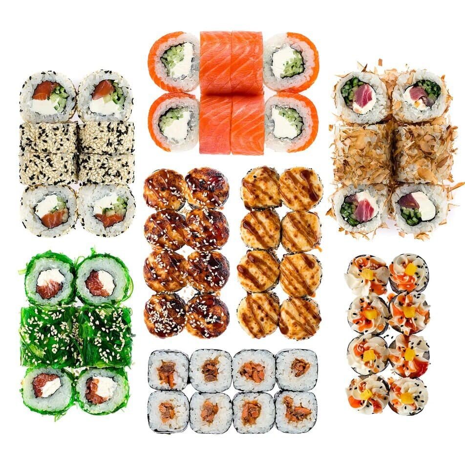 Suşi restoranı Razdvasushi, Minsk, foto