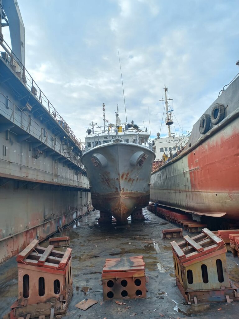 i̇skele Pier № 81 of the port of Arkhangelsk, Arhangelsk, foto