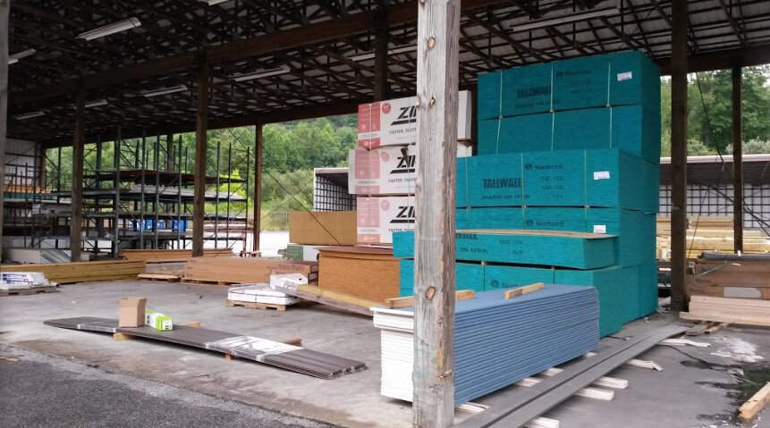 Kapılar O. C. Cluss Lumber, Batı Virginia Eyaleti, foto