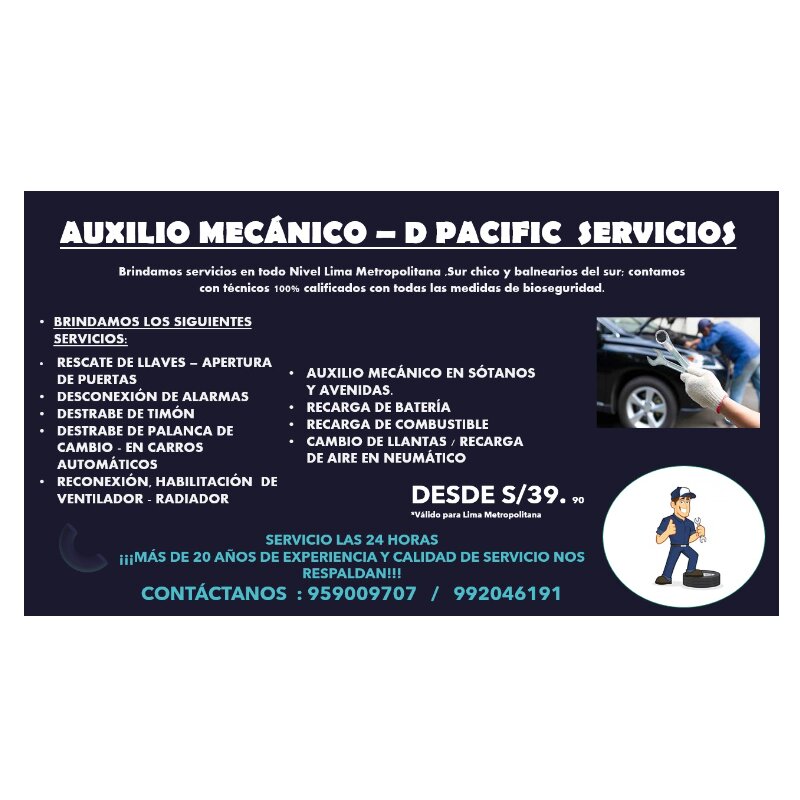 i̇nşaat makinaları ve ekipmanları Mechanical Assistance - D Pacific Services, Lima, foto