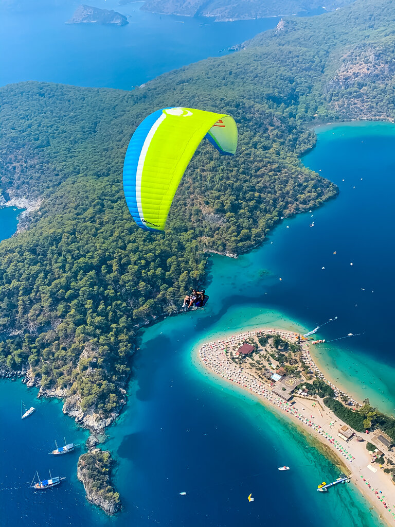 Uçuş kulüpleri Fethiye Ölüdeniz Babadağ Yamaç Paraşütü, Fethiye, foto