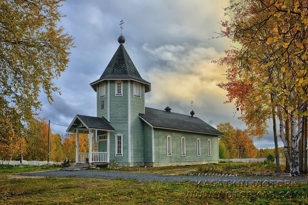 Dini dernekler Православный Петропавловский храм п. Калевала, Karelya, foto
