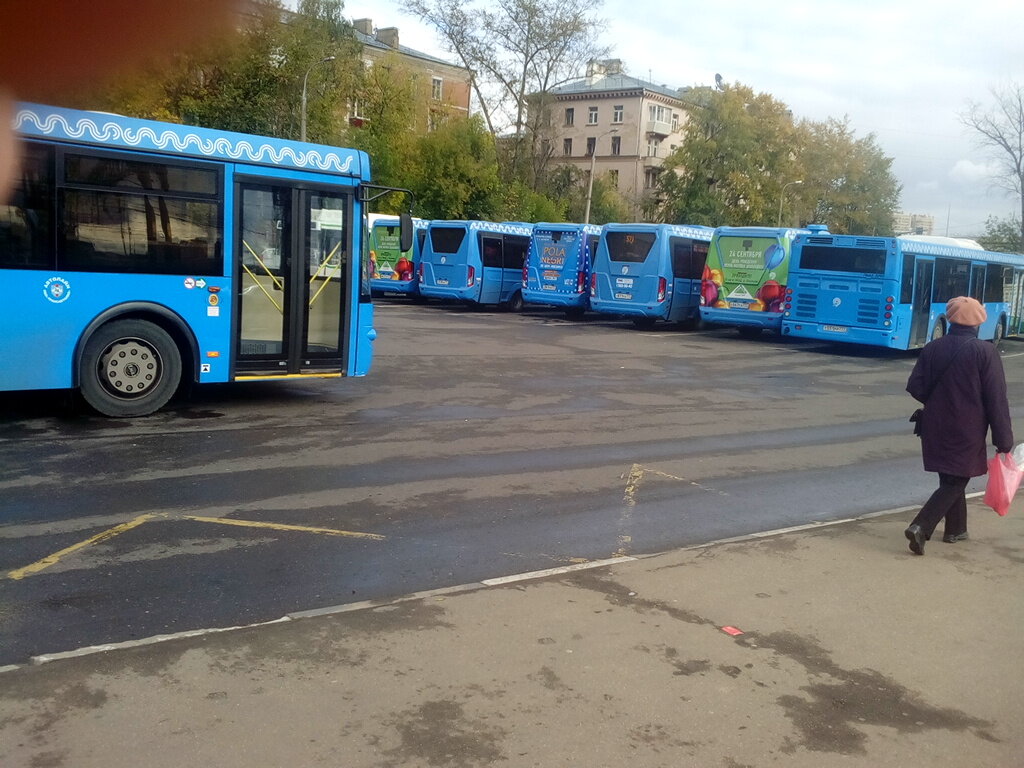 Ulaşım altyapısı Grachyovkaya Station Terminal Bus Station, Moskova, foto