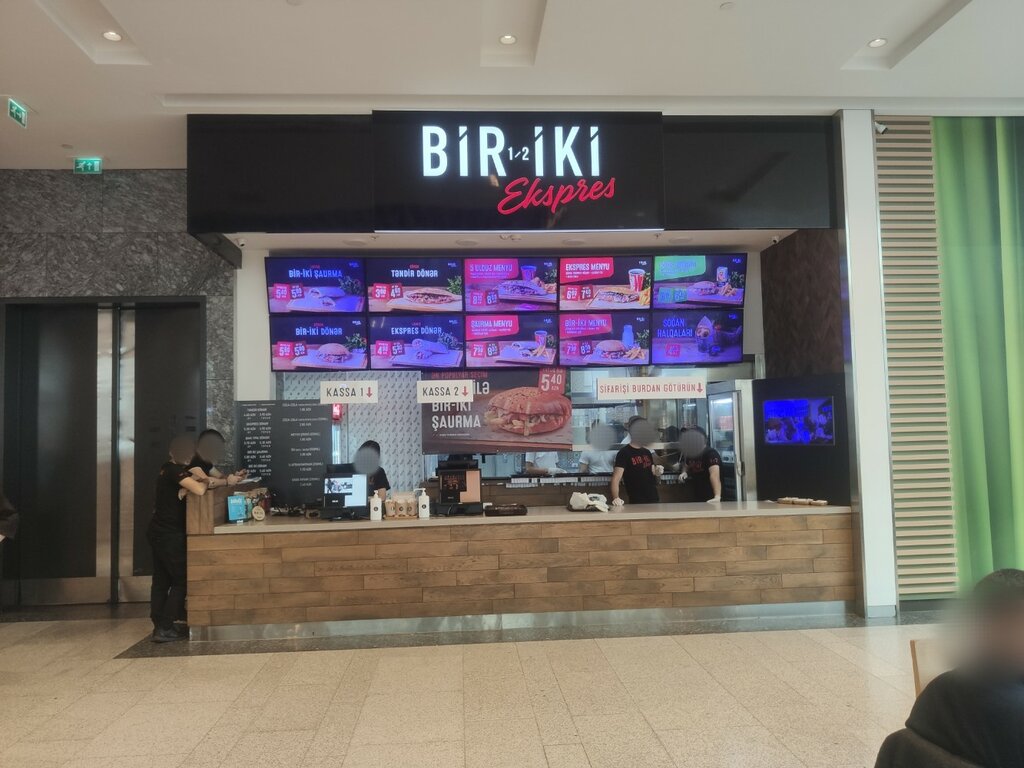 Fast food Bir iki doner, Bakü, foto