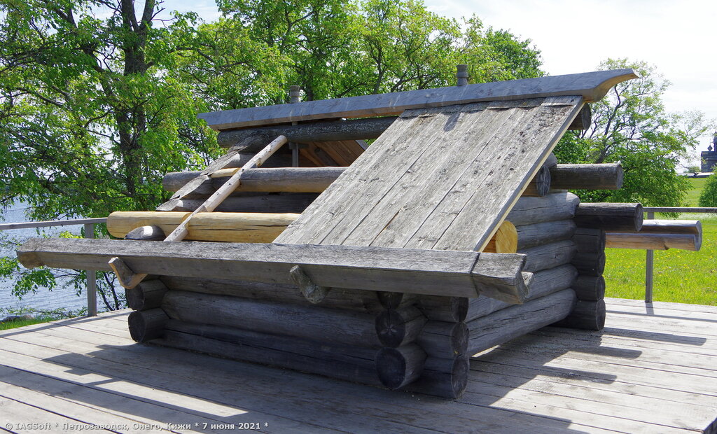 Turistik yerler Выставка плотницких узлов и конструкций, Karelya, foto