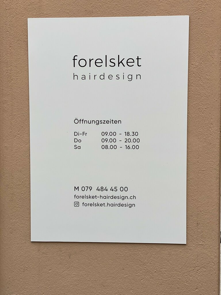 Kuaförler Coiffeur Forelsket Hairdesign, Solothurn, foto