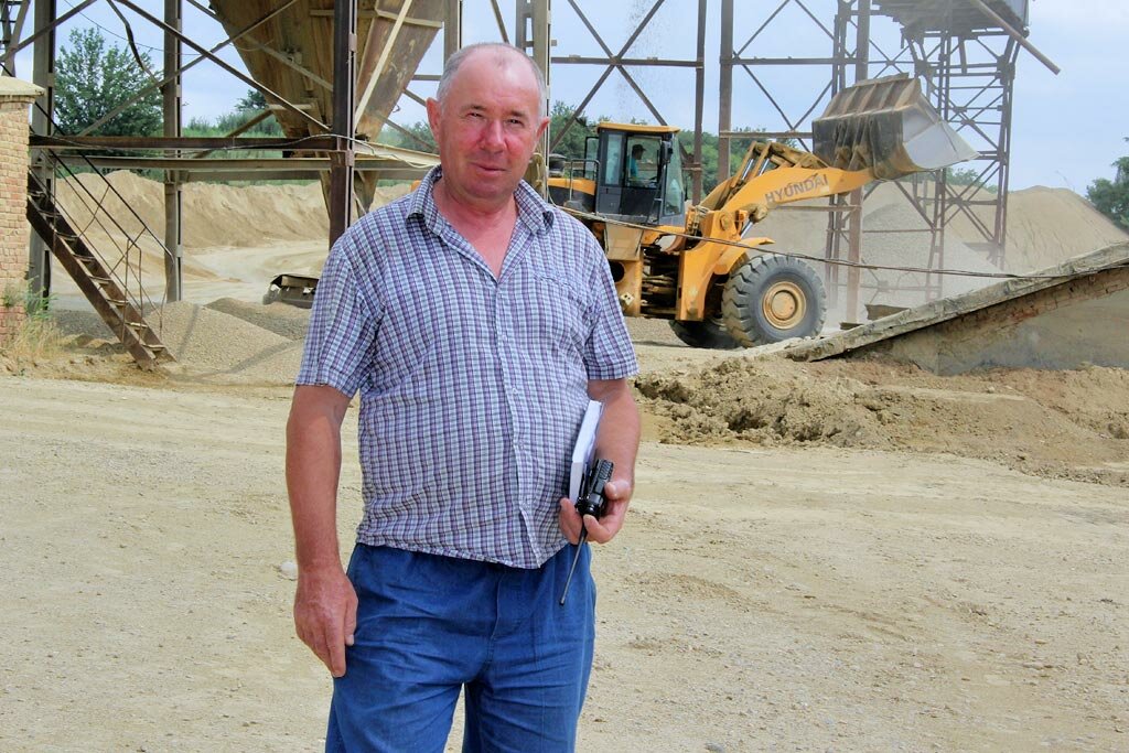 Madencilik işletmeleri Andreyedmitriyevsky Shchebenochny zavod, Krasnodarski krayı, foto