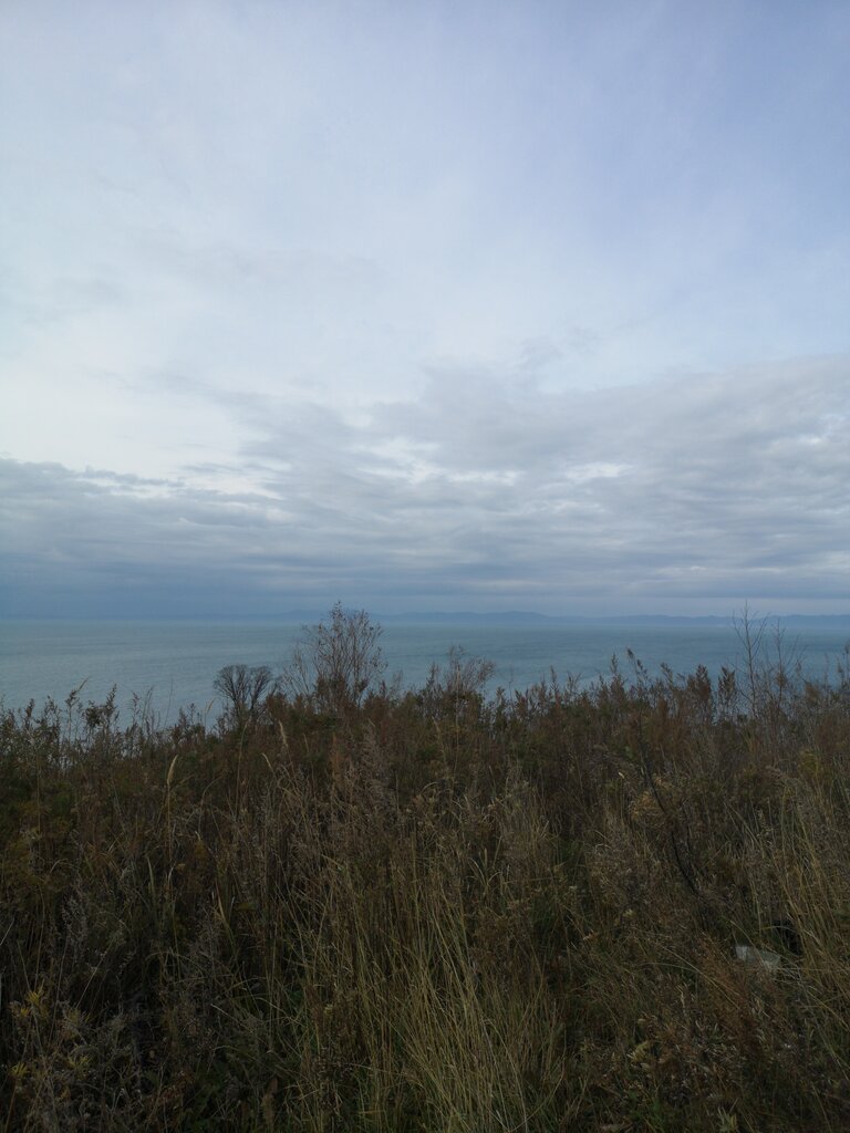 Dağ zirvesi Мыс Охотничий, Primoriye, foto