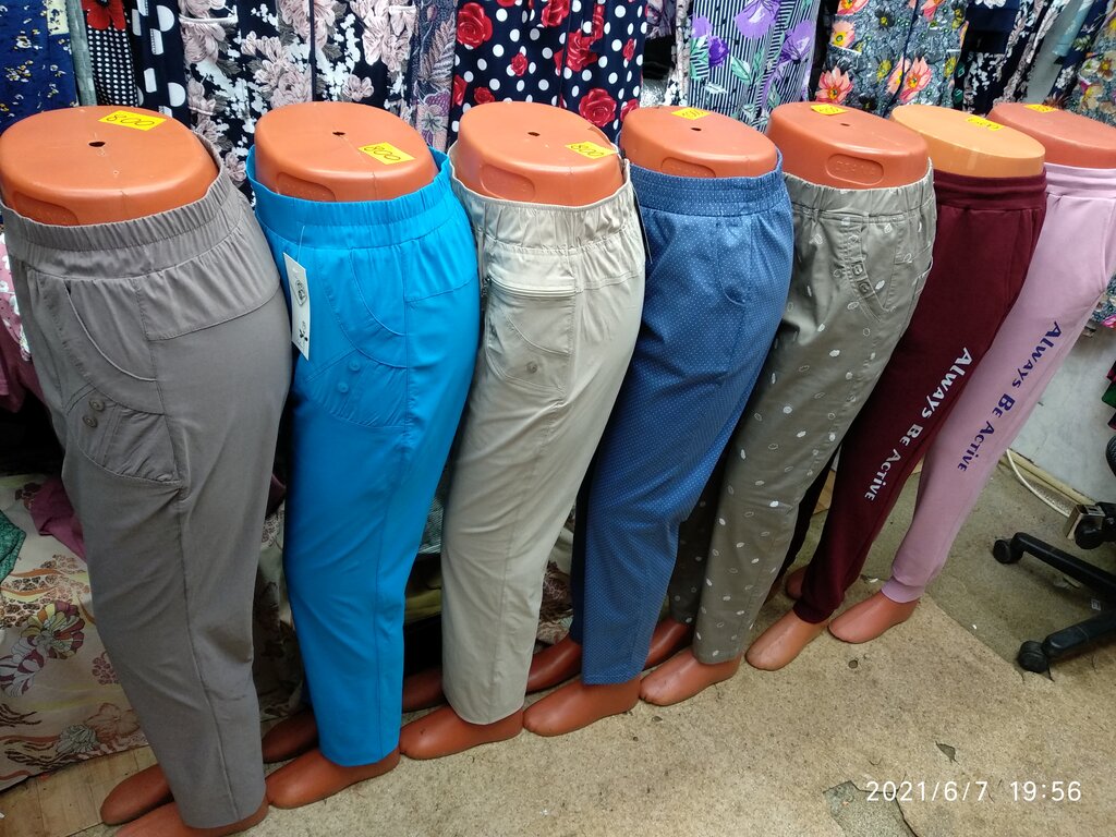 Giyim pazarı Одежда, Moskova, foto