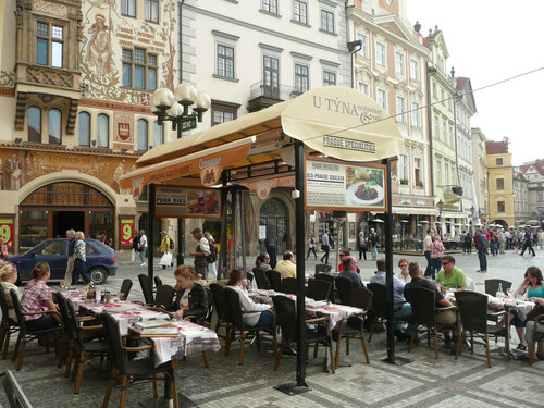 Kafe Restaurant Cafe U Tyna, Prag, foto