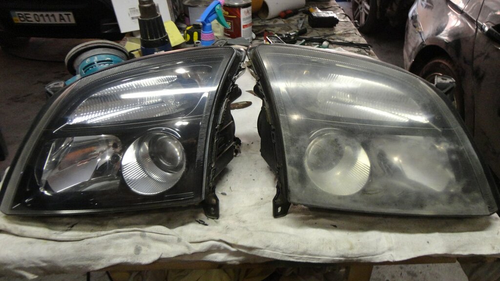 Restorasyon atölyeleri Remont far bamperov, Kiev Bölgesi, foto