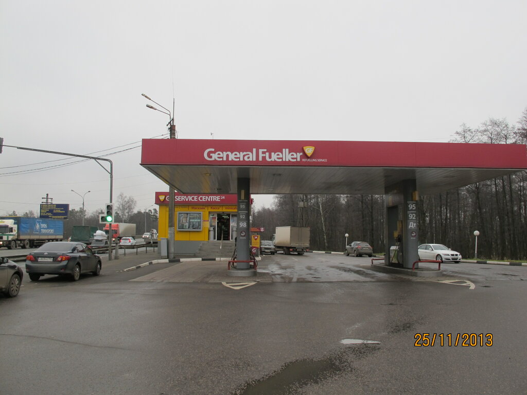 Benzin istasyonu Gf, Moskova ve Moskovskaya oblastı, foto