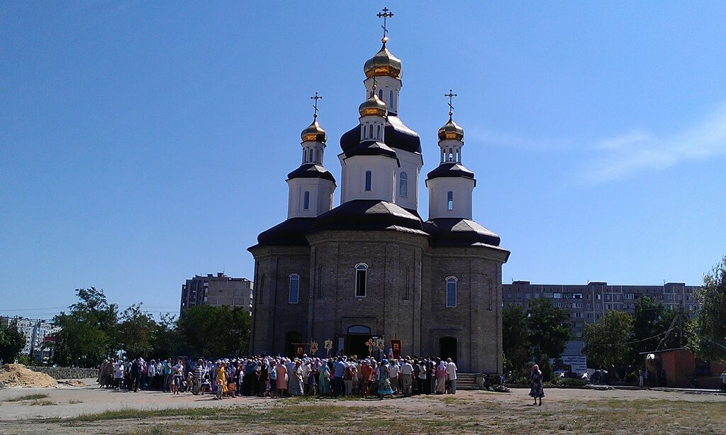 Ortodoks kiliseleri Svyato-Vladimirsky khram, Mariupol, foto