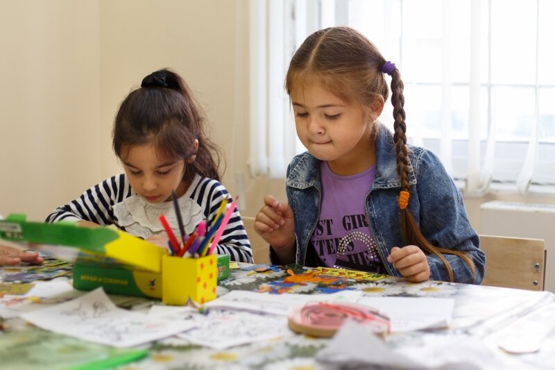 Çocuk gelişim merkezleri Detsky klub Burakova, Liubertsy, foto