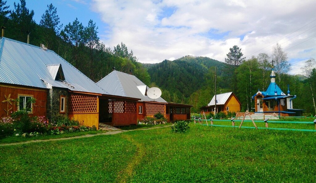 Resort oteller, tesisler Blagodat, Altay Cumhuriyeti, foto