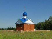 Ortodoks kiliseleri Chasovnya Ikony Bozhiyey Materi Vladimirskaya V Kuyede, Permski krayı, foto