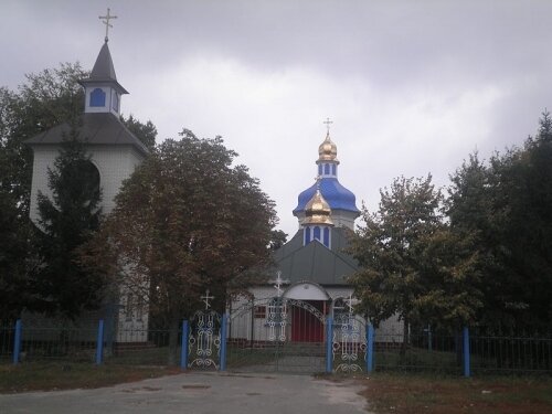 Ortodoks kiliseleri Khram Svyatogo Kharlampiya, Kiev Bölgesi, foto