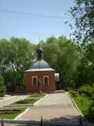 Şapel, haç anıtı Church-chapel of Alexander Nevsky in Yurevets, Vladimir, foto