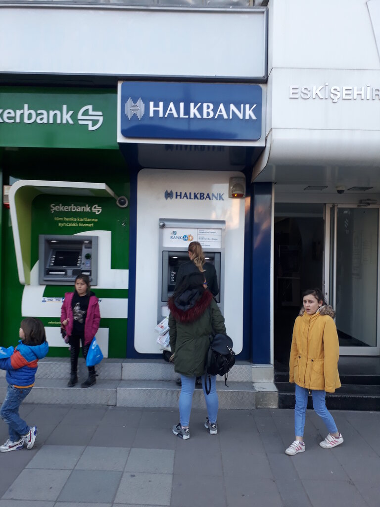 ATM'ler Halkbank ATM, Eskişehir, foto
