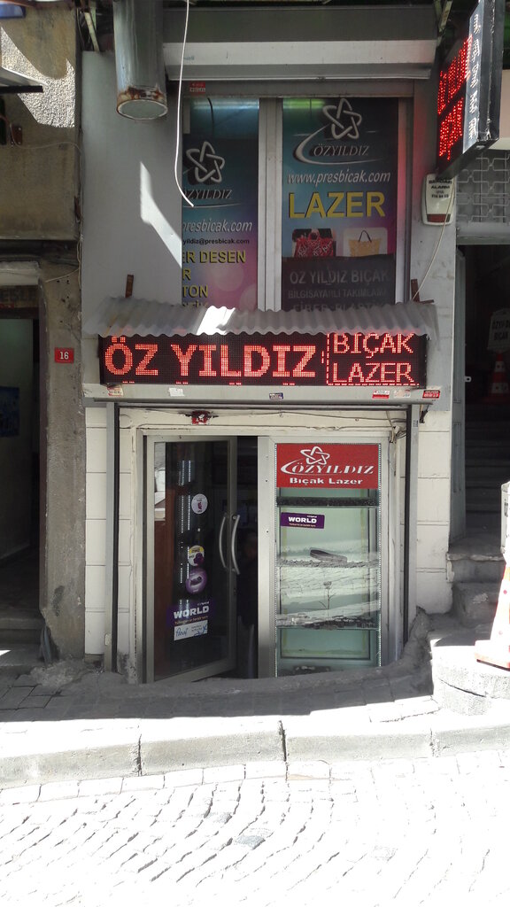 Endüstriyel alet üreticileri Özyildiz Biçak Mithat Aydinli, İstanbul, foto