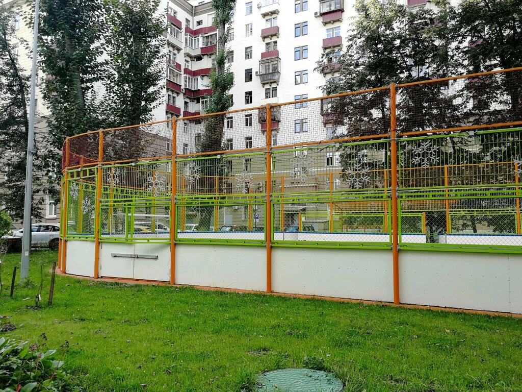 Buz pateni pistleri Ice rink, Moskova, foto
