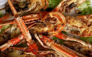 O'buraco (Galicia, Pontevedra, Sanxenxo, Portonovo), restoran  Galisya'dan