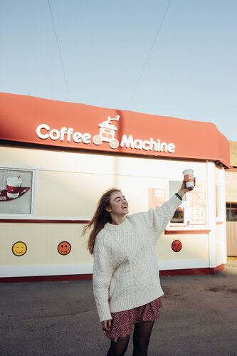 Kafe CoffeeMachine, Primoriye, foto