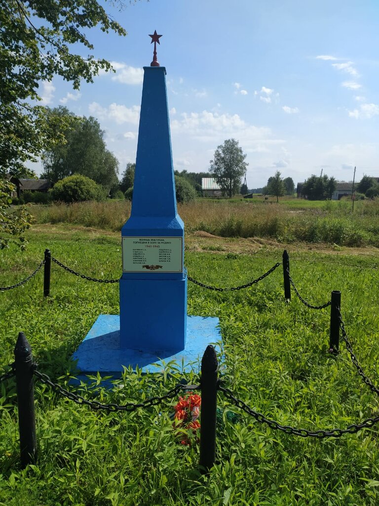 Anıt, heykel Захоронение Филиппова Е.Г., İvanovskaya oblastı, foto