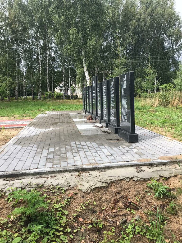 Anıt, heykel Сельчанам, павшим в Великой Отечественной войне, Riazanskaya oblastı, foto