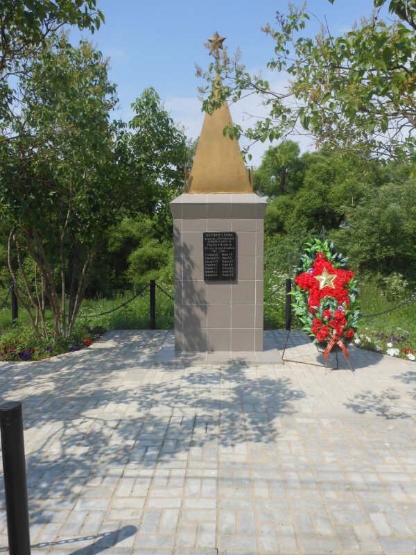 Anıt, heykel Памятник жителям д. Рогозинино, погибшим в Великой Отечественной войне, Moskova, foto