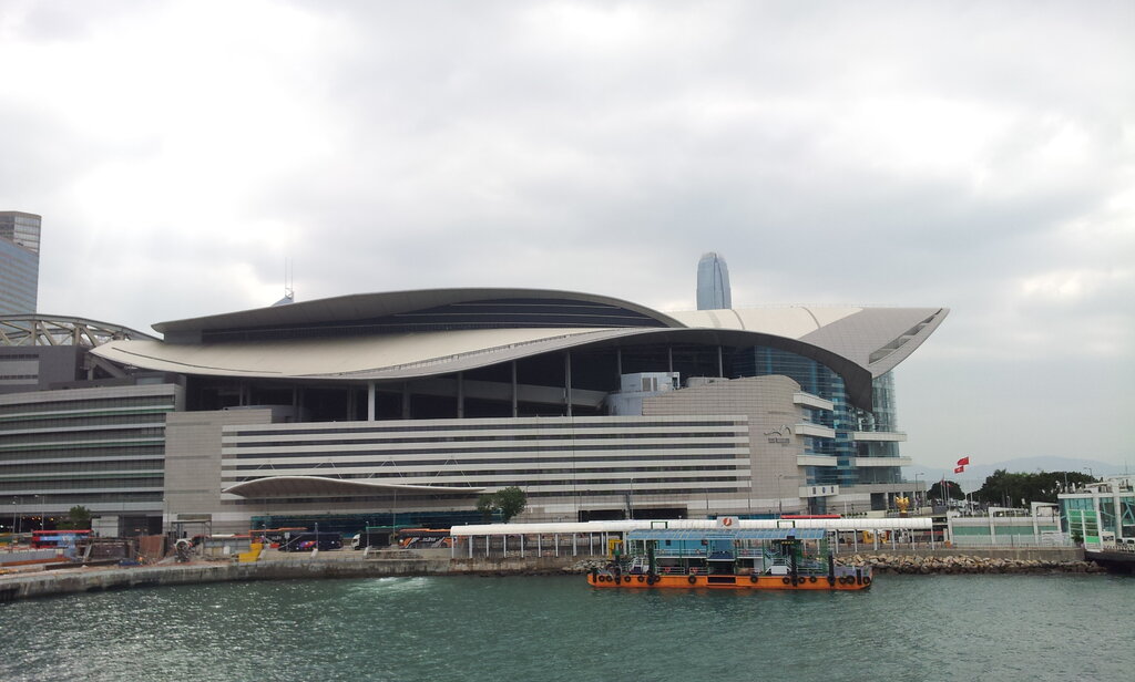 Sergi salonları, galeriler Hong Kong Convention and Exhibition Centre, Hong Kong, foto
