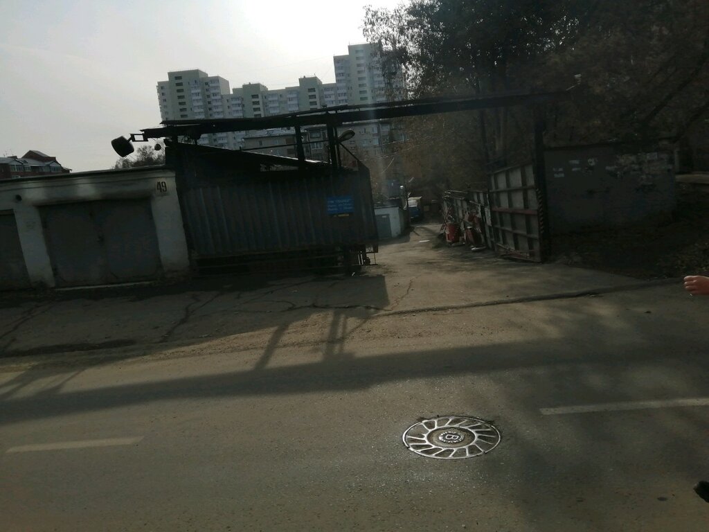 Garajlar Garazhny kooperativ Geolog, Irkutsk, foto