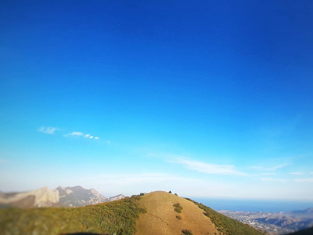 Dağ zirvesi Гора Барлак, Kırım Cumhuriyeti, foto