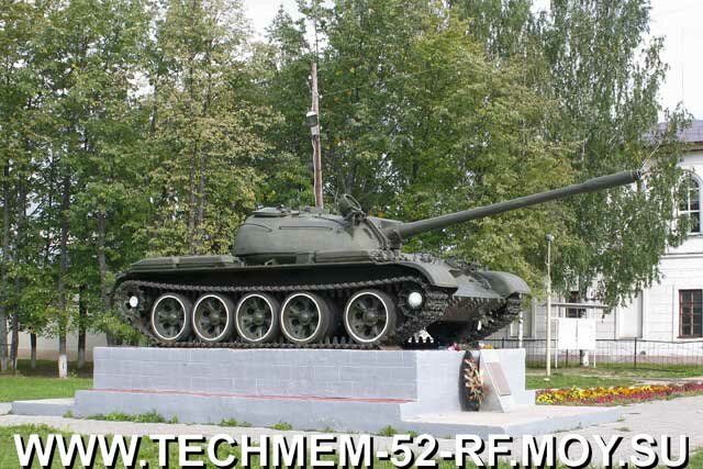 Teknoloji anıtı Танк Т-55, Vetluga, foto