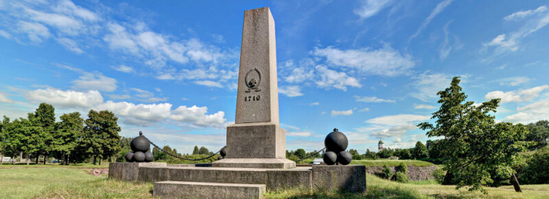 Anıt, heykel Русским воинам, павшим при взятии Выборга, Vyborg, foto