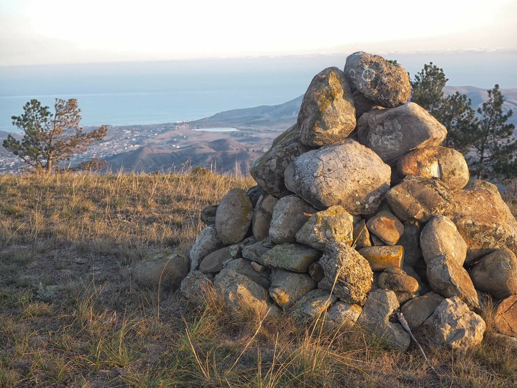 Dağ zirvesi Гора Барлак, Kırım Cumhuriyeti, foto