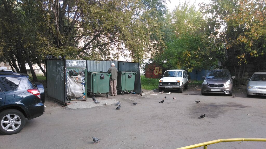 Çöp alanları Trash and garbage disposal area, Çeliabinsk, foto