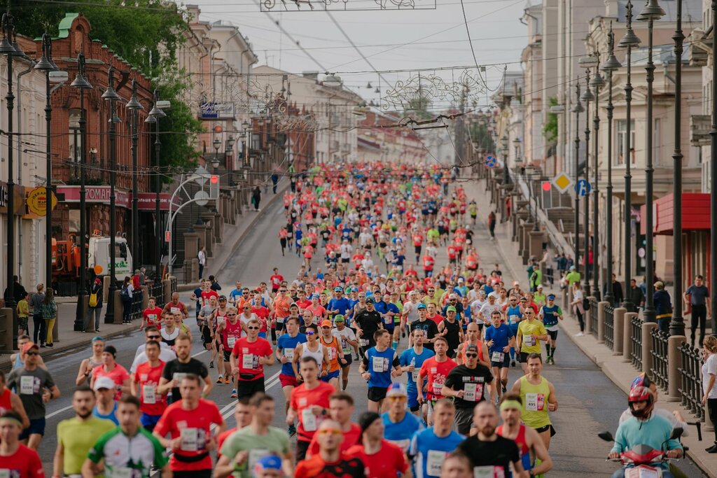 Spor kurumları Tomsk marathon Yarche, Tomsk, foto