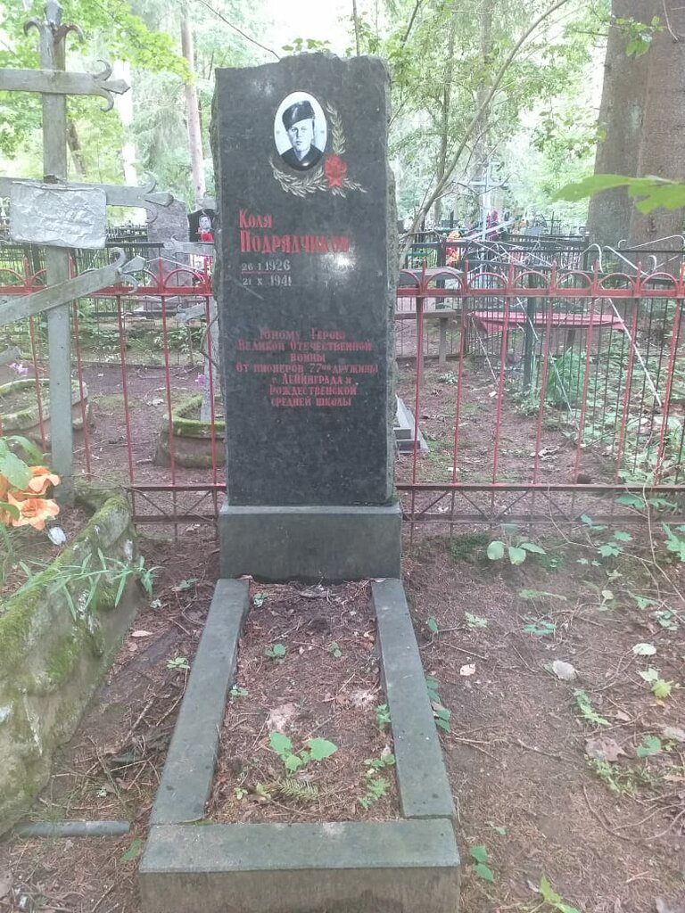 Anıt, heykel Н. Подрядчиков, Saint‑Petersburg ve Leningradskaya oblastı, foto