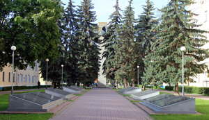 Вечный огонь (Moscow Region, Voskresensk, Tsentralny Microdistrict, Pionerskaya ulitsa, 11), anıt, heykel  Voskresensk'ten