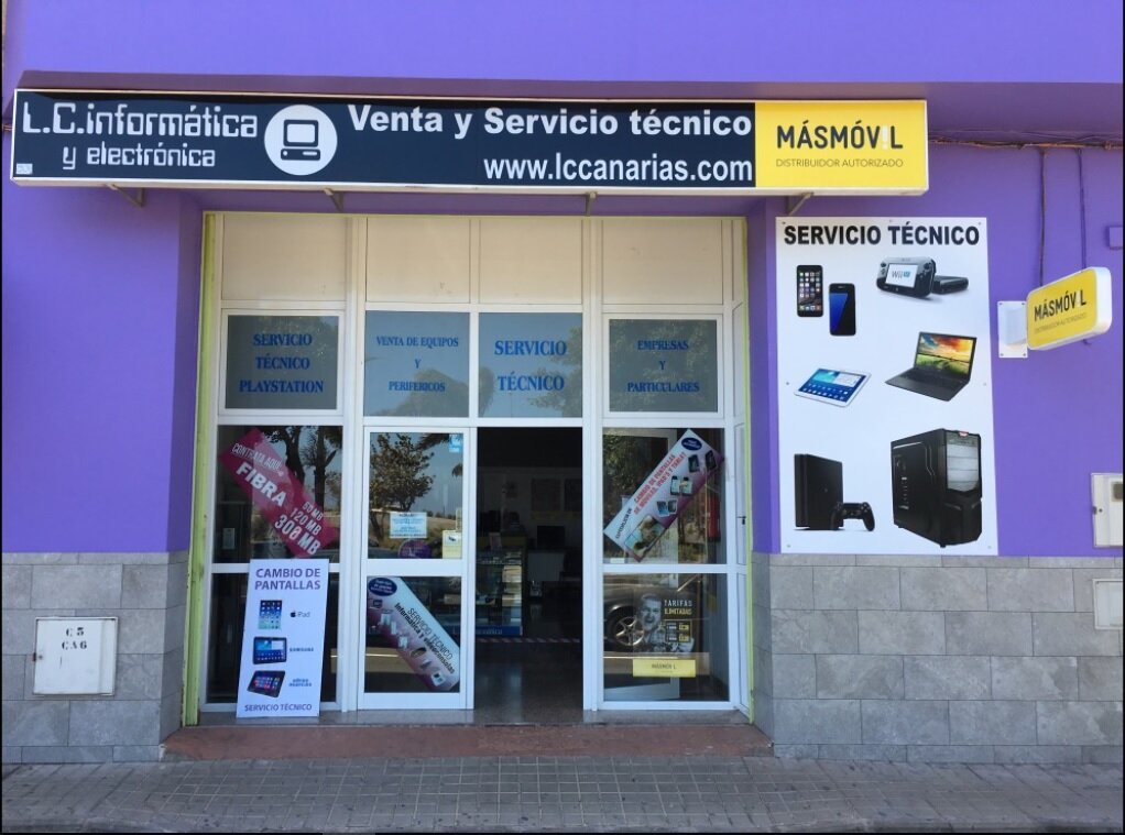 Bilgisayar mağazaları L. C. Informática y Electrónica, Kanarya Adaları, foto