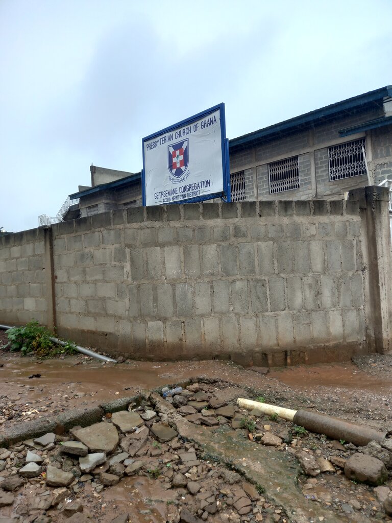 Protestan kilisesi Gethsamane Presbytarian Church, Akra, foto