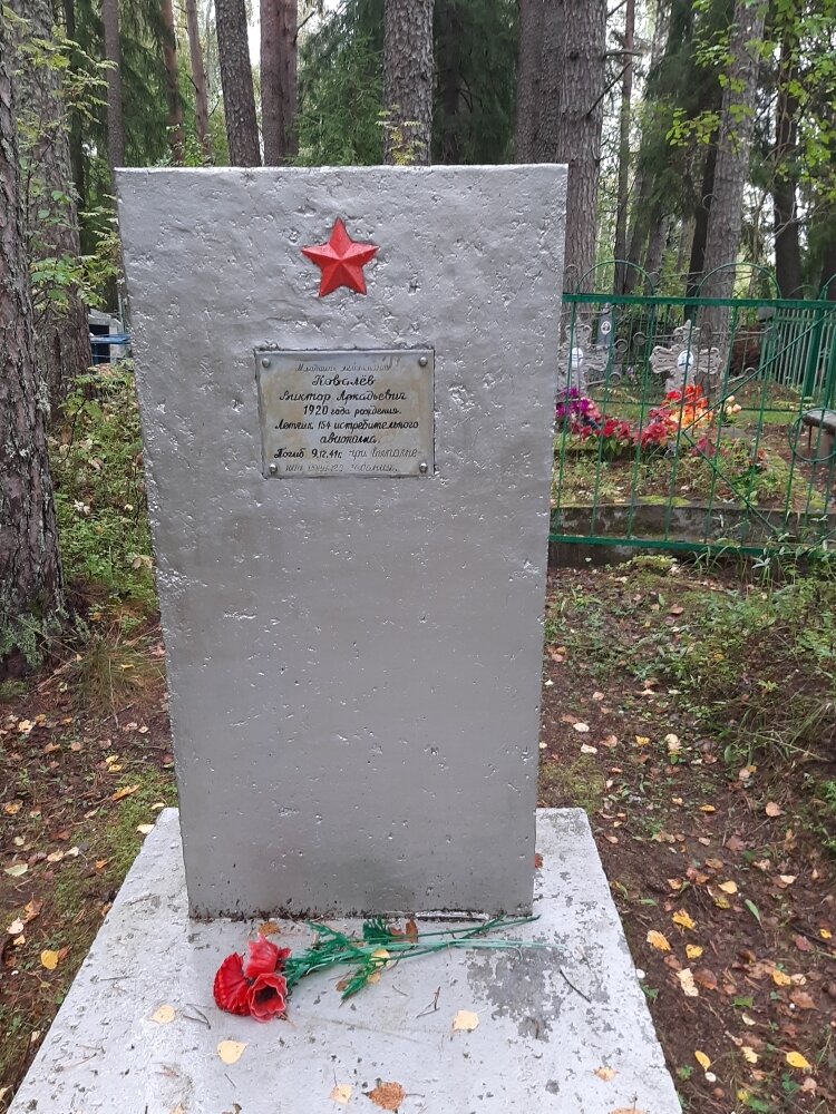 Anıt, heykel Младший лейтенант В.А. Ковалев, Saint‑Petersburg ve Leningradskaya oblastı, foto