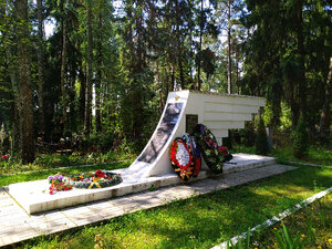 Погибшим лётчикам самолёта ТБ-3 (Moscow Region, Pshkinskiy Urban District, Krasnoarmeysk, Krasnoarmeyskoye kladbishche), anıt, heykel  Krasnoarmeysk'ten