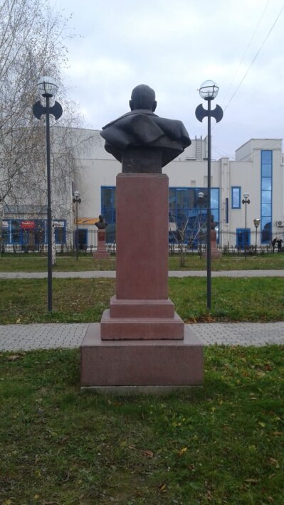 Anıt, heykel Бюст В.И. Полосухина, Mojaysk, foto