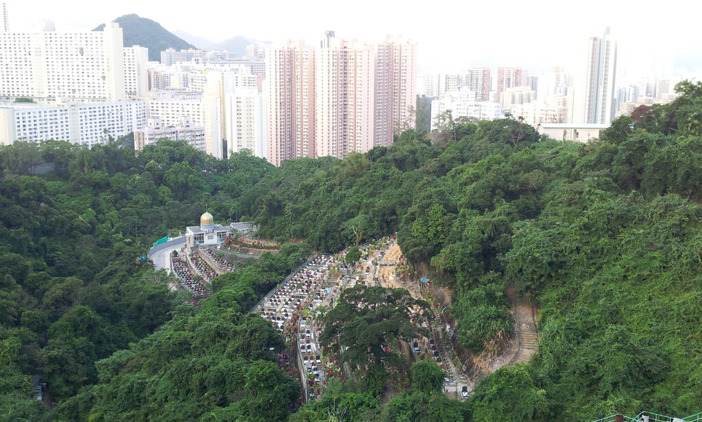Mezarlıklar Chai Wan Muslim Cemetery, Hong Kong, foto