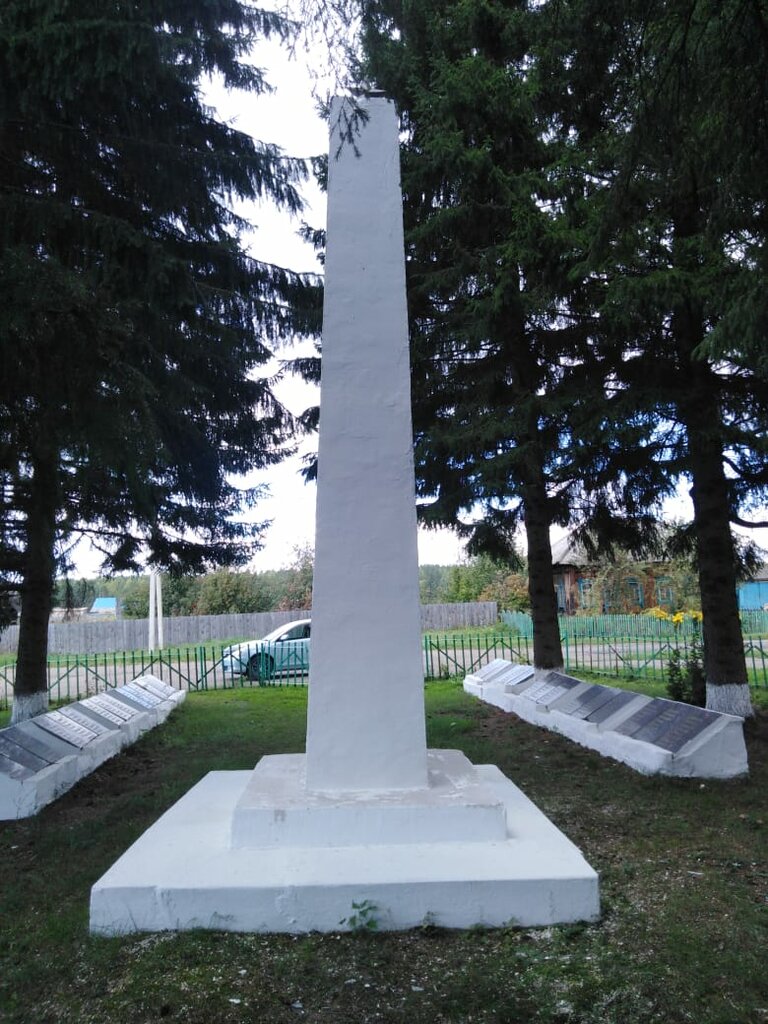 Anıt, heykel Воинам-землякам, погибшим на фронтах Великой Отечественной войны, Omskaya oblastı, foto