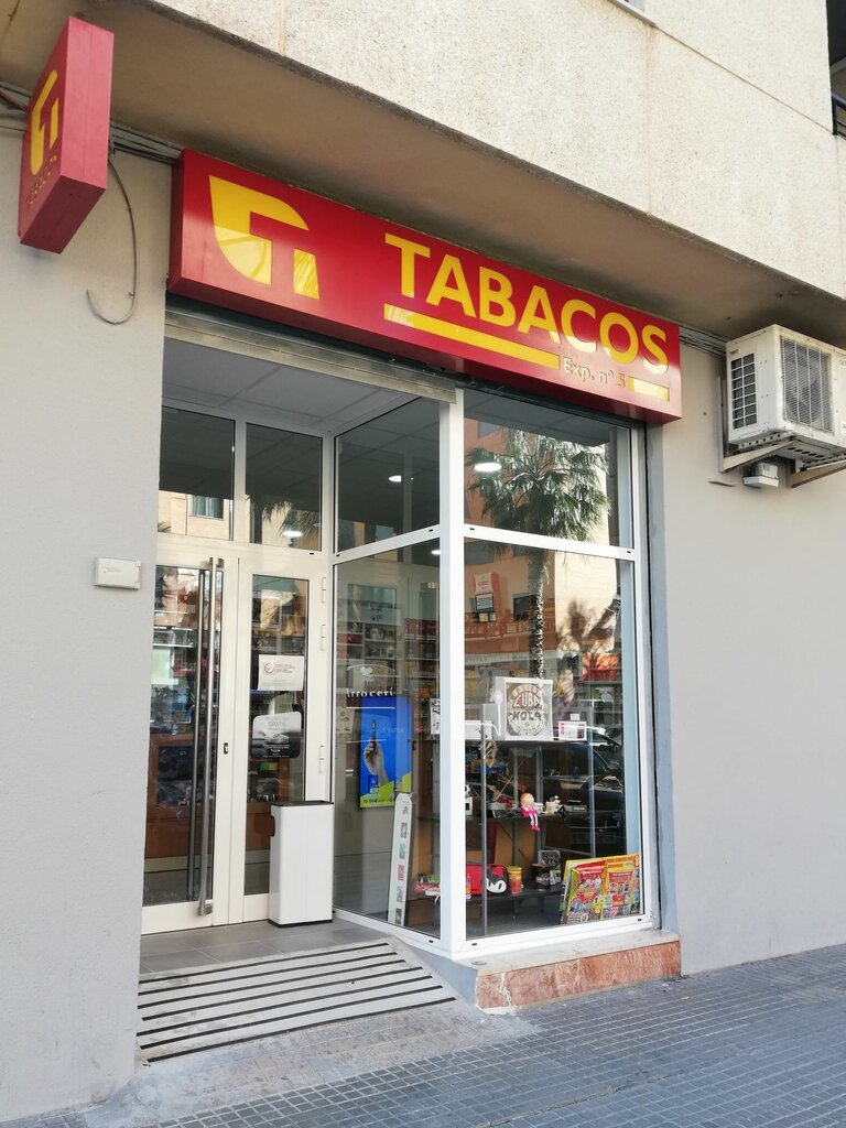Tütün, sigara mağazaları Estanco Rambleta, Valensiya, foto