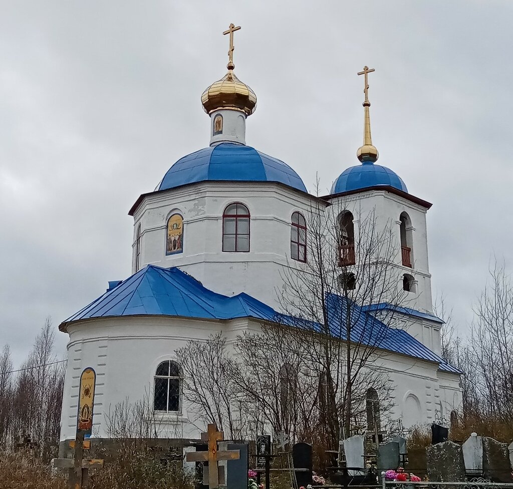 Ortodoks kiliseleri Церковь Успения Пресвятой Богородицы, Novgorodskaya oblastı, foto